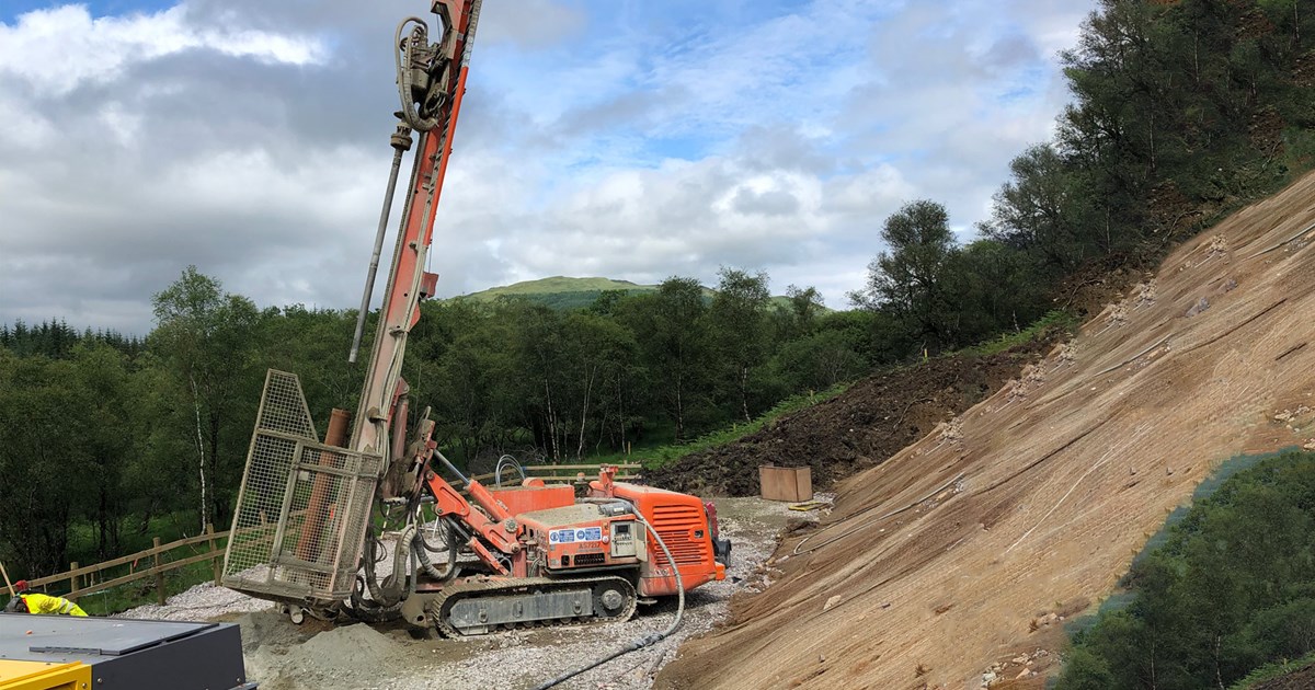 Mini piles and restricted access | www.skanska.co.uk