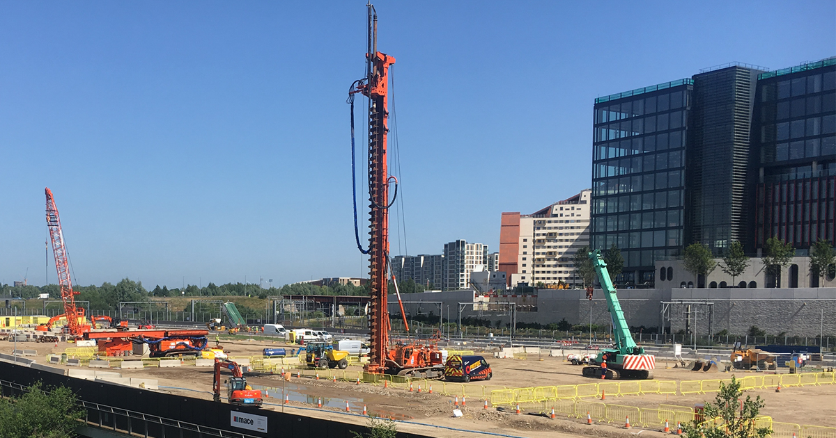 Continuous flight auger | www.skanska.co.uk