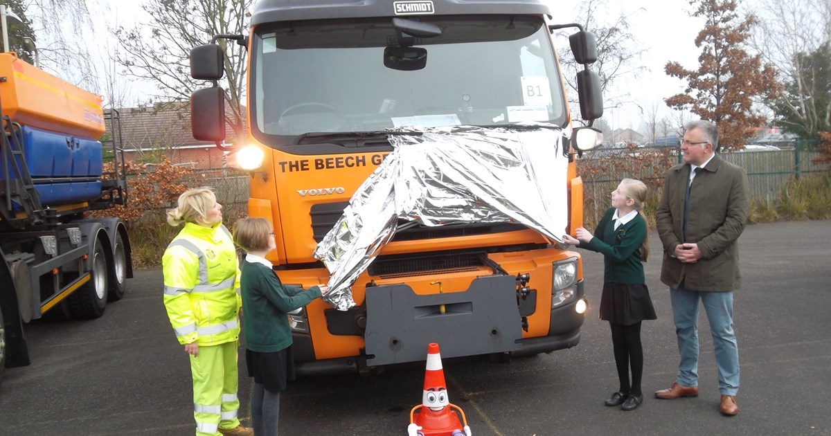 Schoolchildren name gritters, Sir Gritalot and The Beech Green Gritter ...