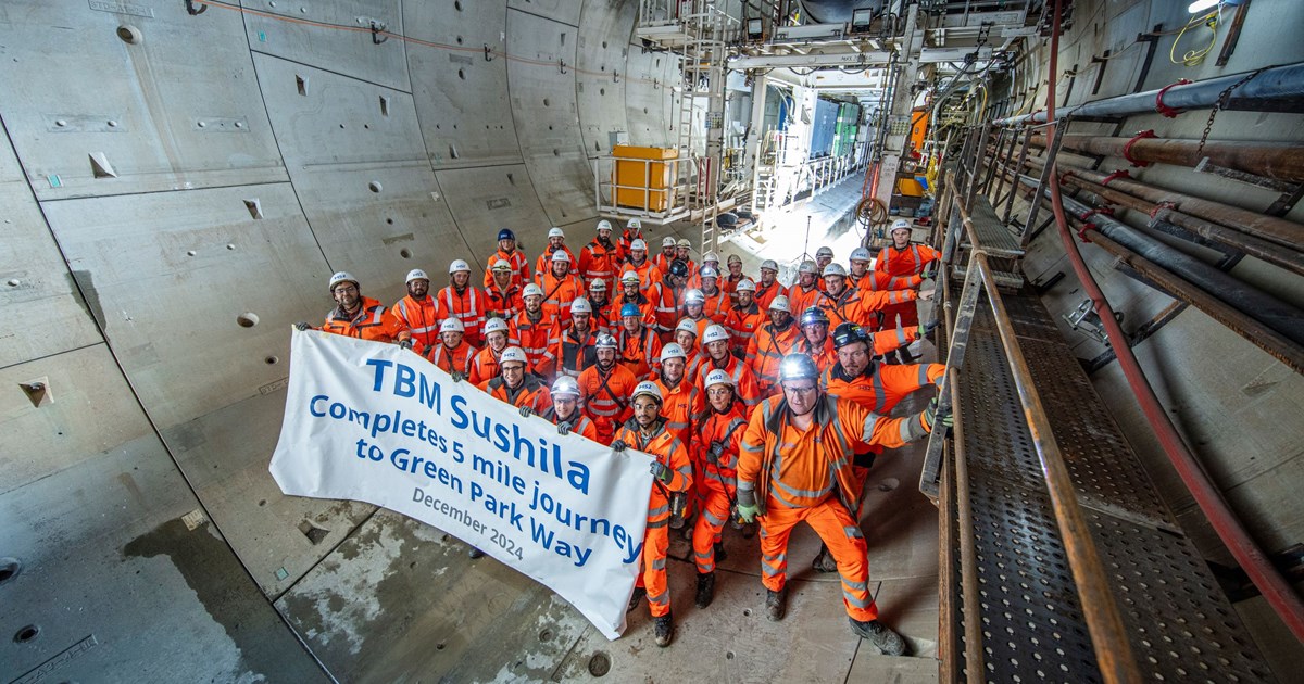 It’s in the can! – HS2 tunnelling machine finishes its 5-mile journey ...